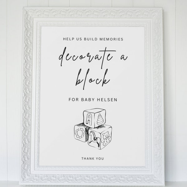 Baby Blocks Printable - Etsy