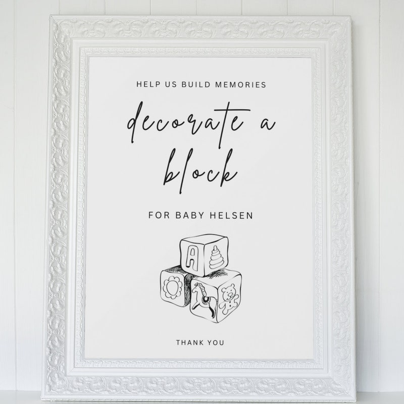 Baby Blocks Printable - Etsy