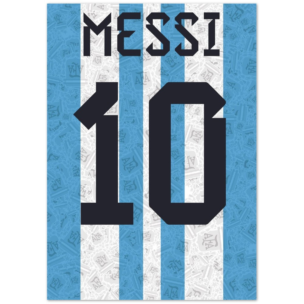 Messi Argentina World Cup 2022 Premium Matte Paper Poster - Etsy