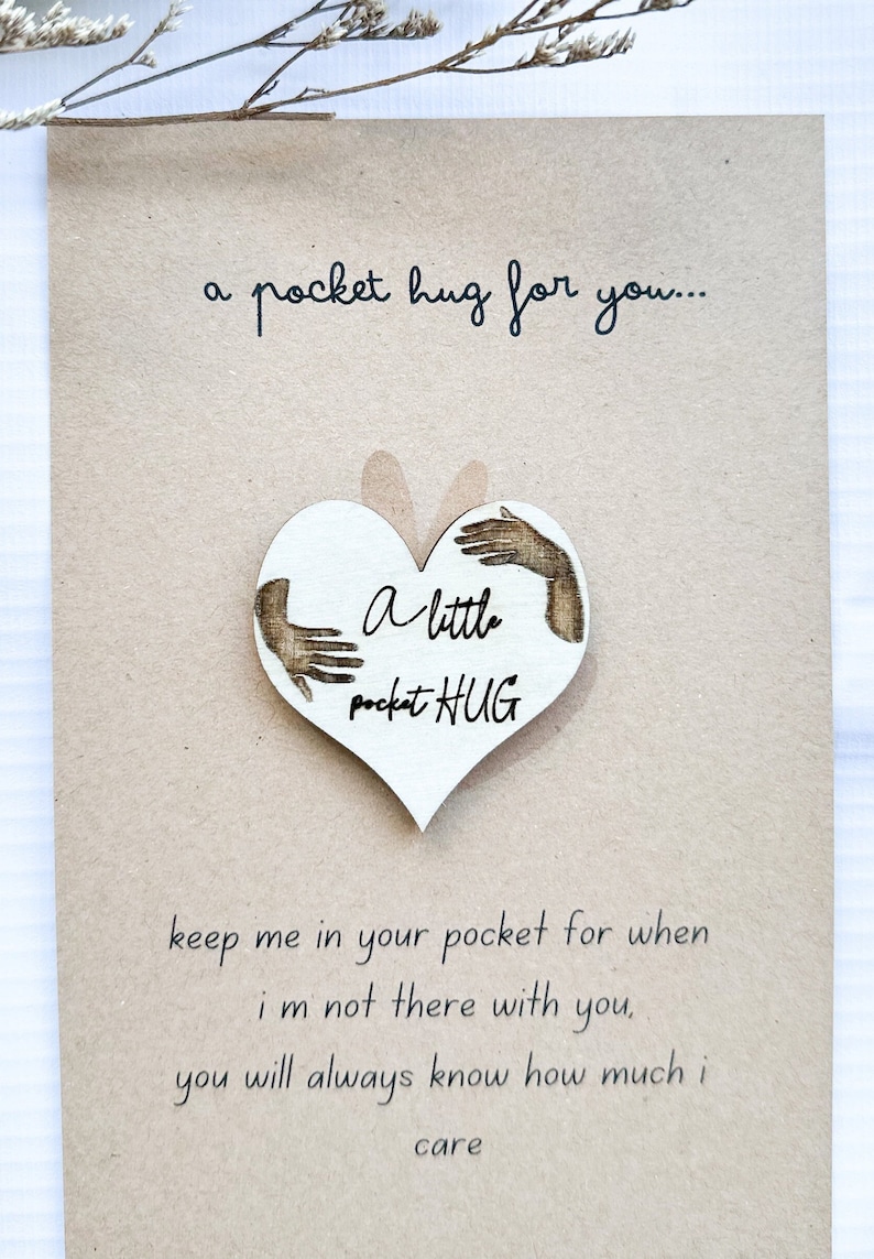 Pocket Hug /token Gift/ Sending a Hug Token/giftyou Are Amazing, Strong ...
