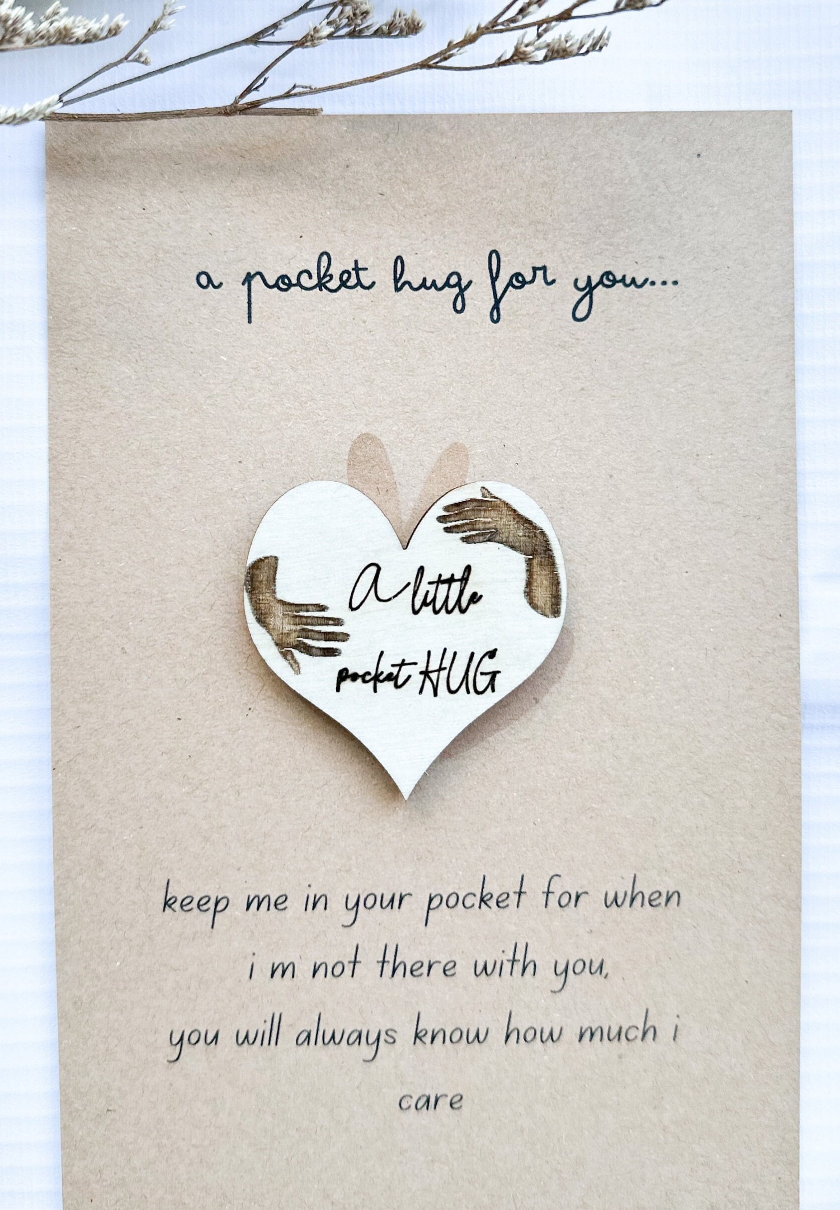 Pocket Hug /token Gift/ Sending a Hug Token/giftyou Are Amazing, Strong ...