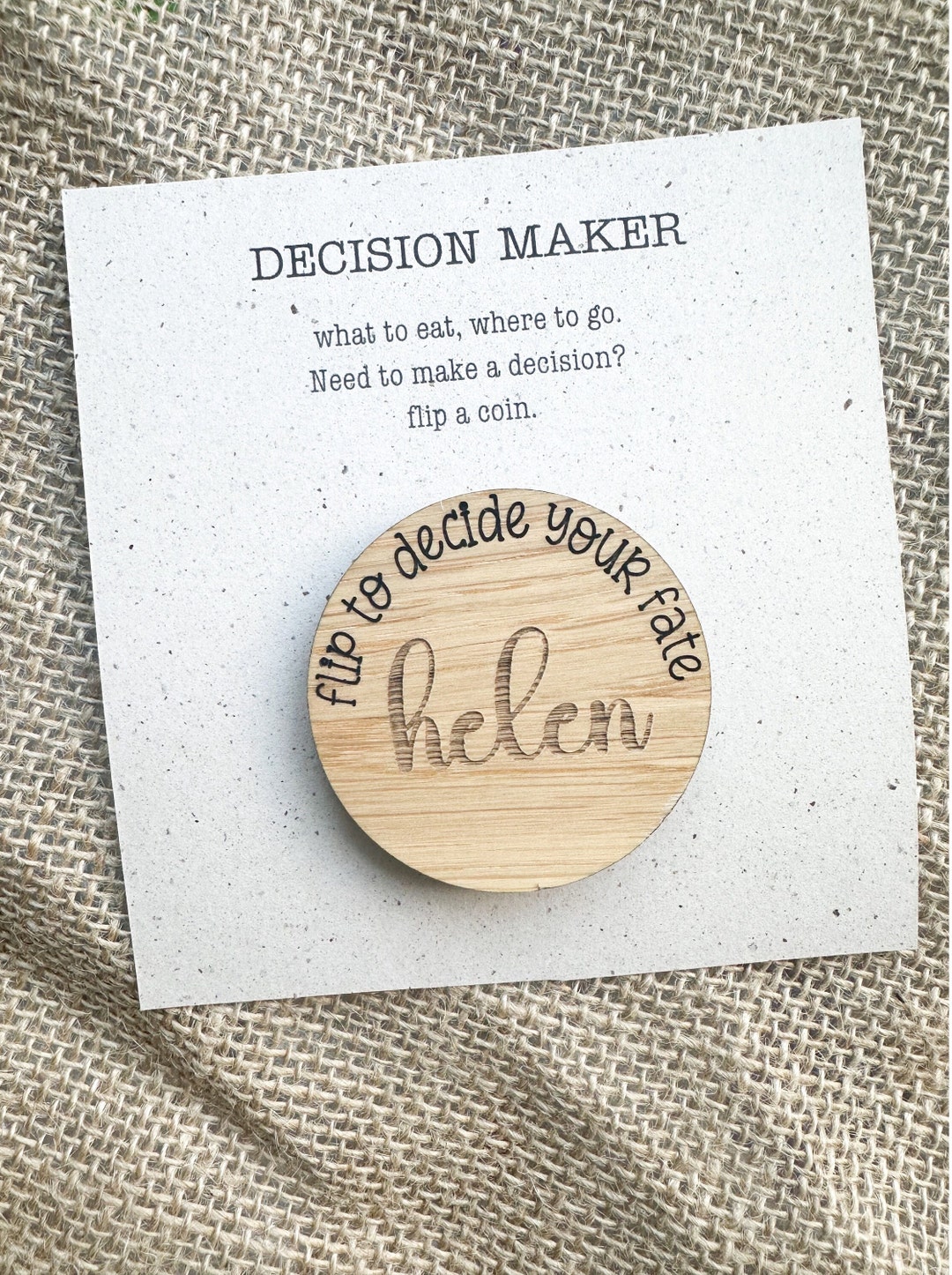 Decision Flip Coin / Gift Ideas/ Personalised couples Gift - Etsy