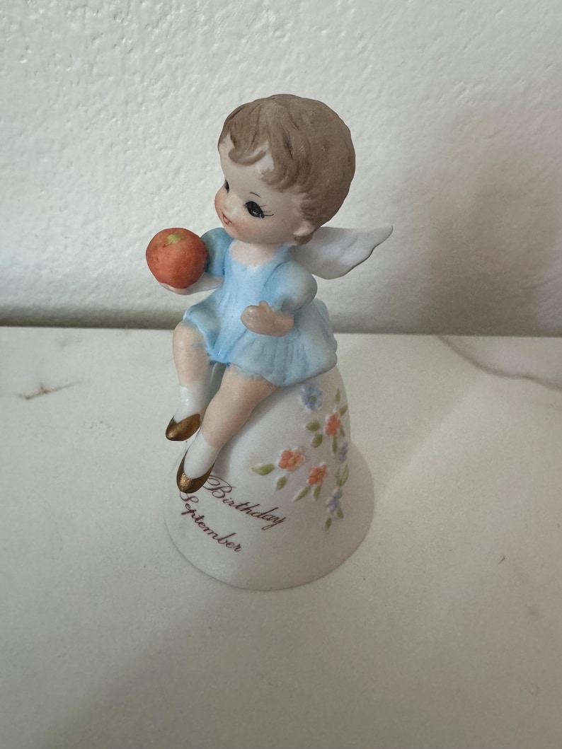 VINTAGE RARE George Good, Happy Birthday Fairy Bell, SEPTEMBER Birthday ...