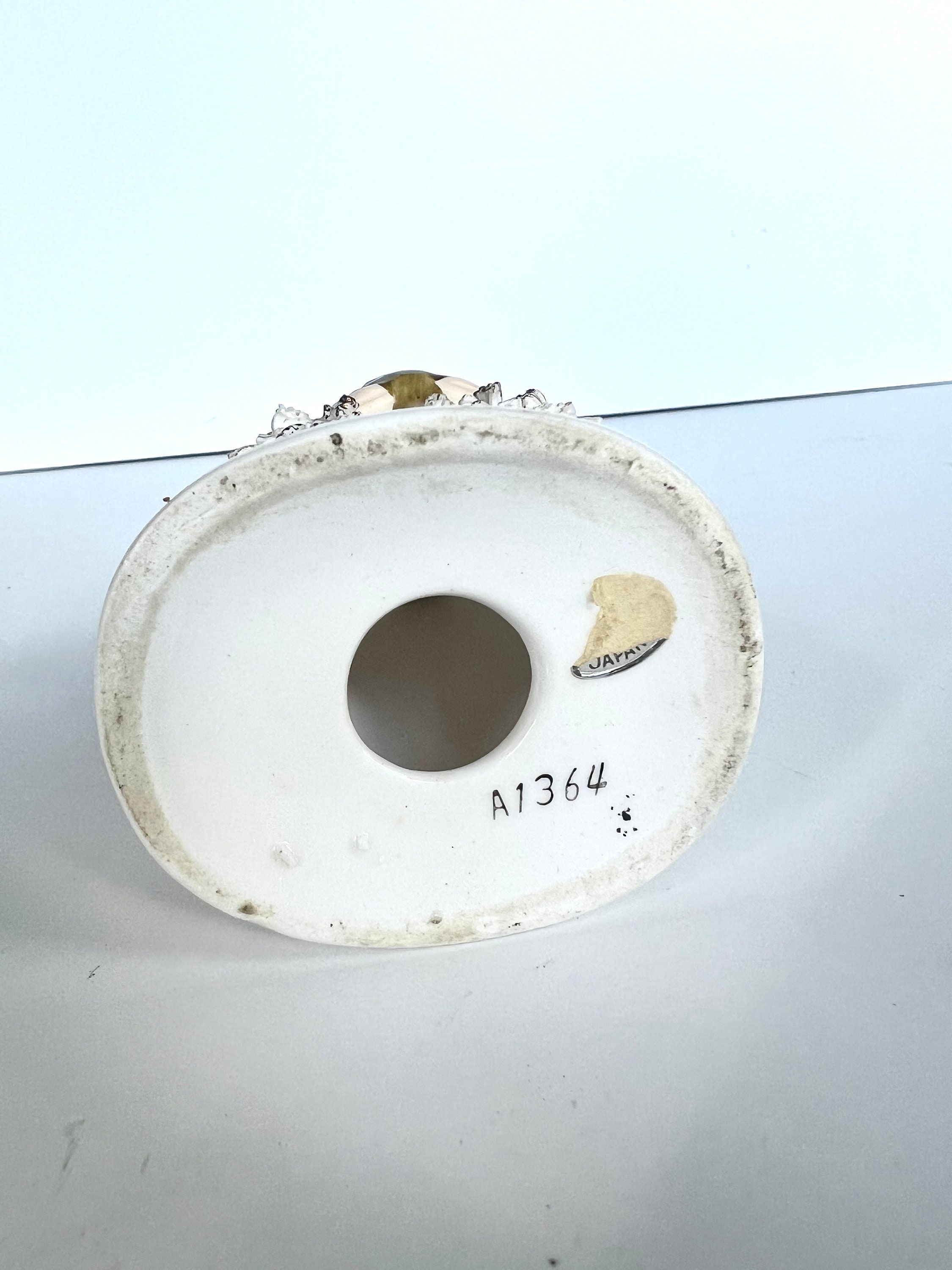 Vintage Napco April Angel Girl/ Birthday or Easter With Bunny Rabbit ...