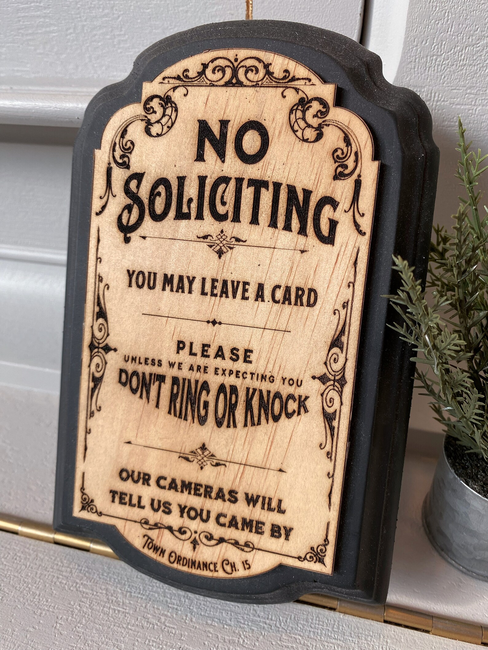 No Soliciting Sign | PNG | SVG | Ornamental | Download - Etsy