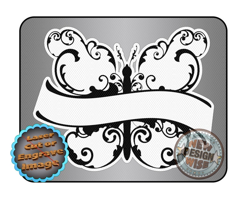 Butterfly | Ornamental | Name Tag | Label | Marker | Photo Prop | Baby ...