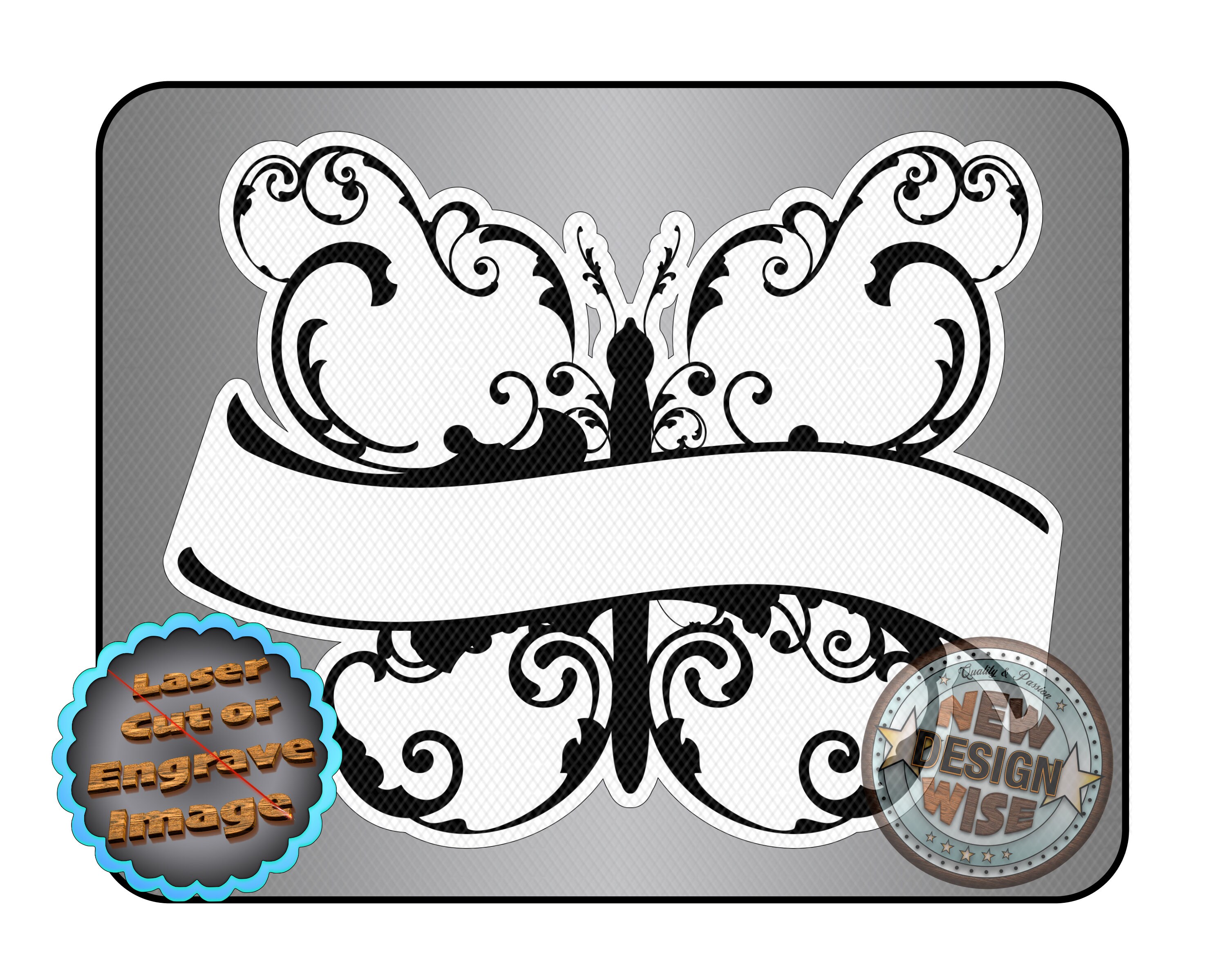 Butterfly | Ornamental | Name Tag | Label | Marker | Photo Prop | Baby ...