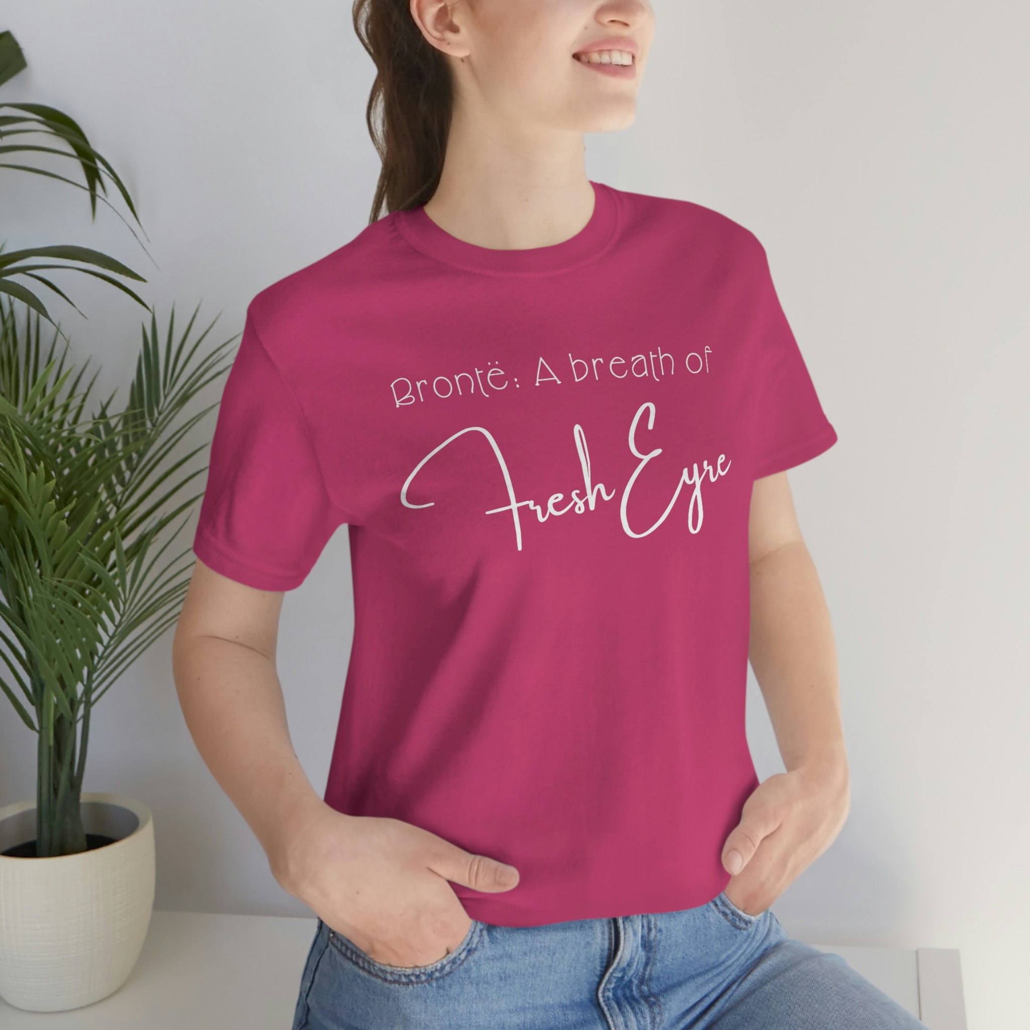 Brontë: A Breath of Fresh Eyre T-shirt, Brontë Sisters Jane Eyre Shirt ...