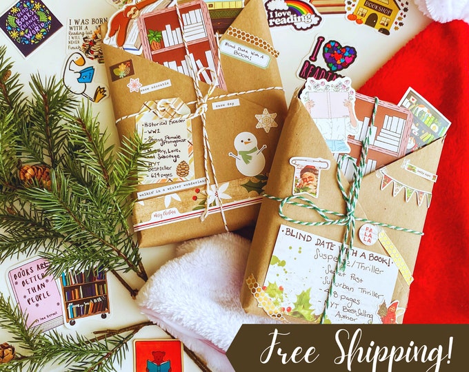Blind Date With A Book, Mystery Book, Pick Your Own Genre, Bookish Gift ...