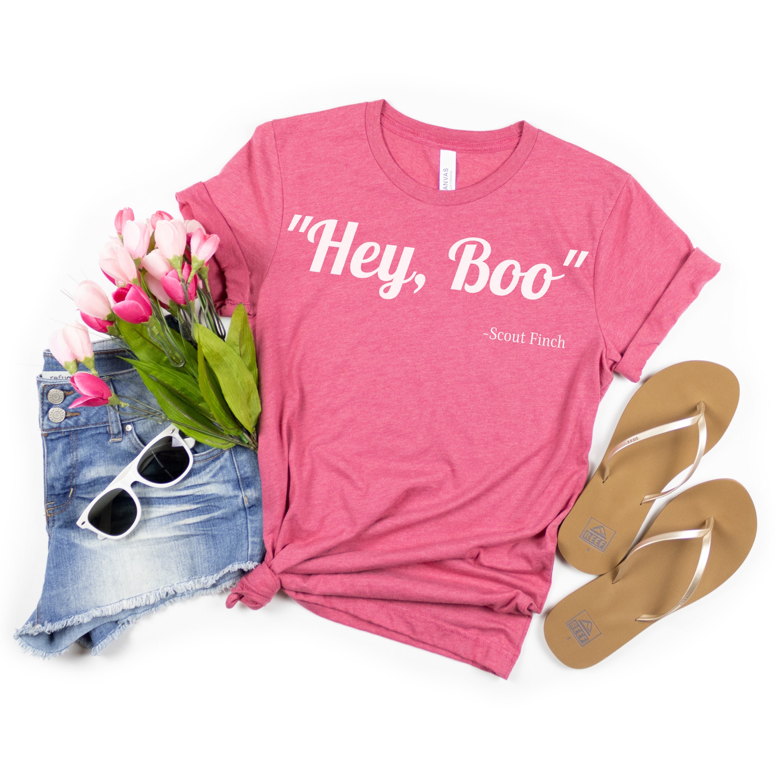 Hey Boo T-shirt to Kill A Mockingbird Quote Shirt Gift for - Etsy