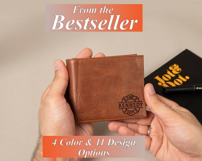 Firefighter Wallet Original Turnout Bunker Fabric Gift Portefeuille ...