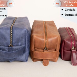 Gift for Football Coaches & Players, Team Gift Ideas, Leather Dopp Kit ...