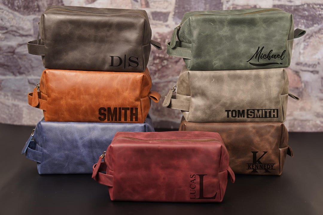 Gift for Hardworking Dad, Personalized Dopp Kit, Custom Gift for Worker ...