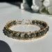 Boho Light Blue Imperial Jasper Gemstone Bangle Bracelet - Etsy
