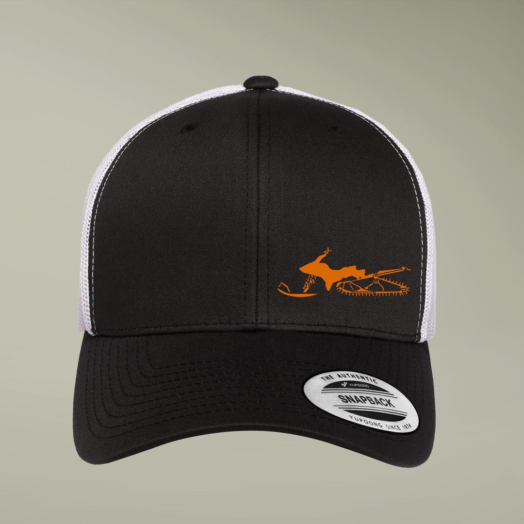 Snowmobile UP Trucker Hat | Retro Winter Motorsports Logo - Etsy