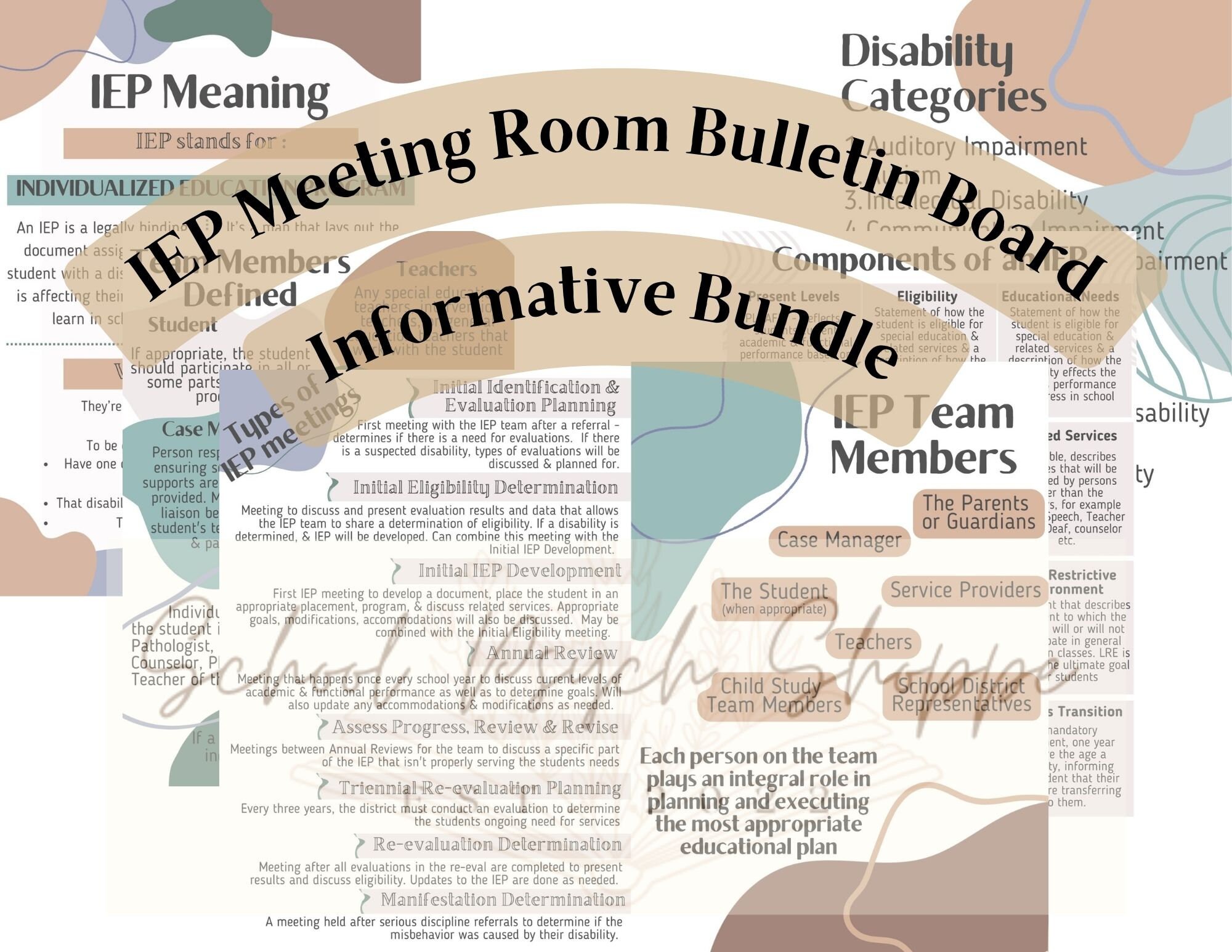 IEP Meeting Room Informative Bundle Etsy IEP Meeting Room Informative Bundle Etsy