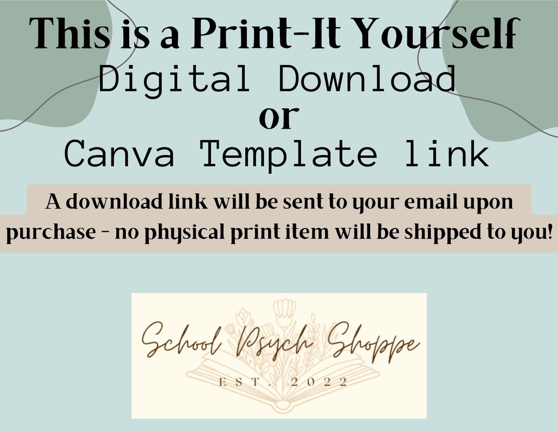 IEP Meeting Room Informative Bundle - Etsy