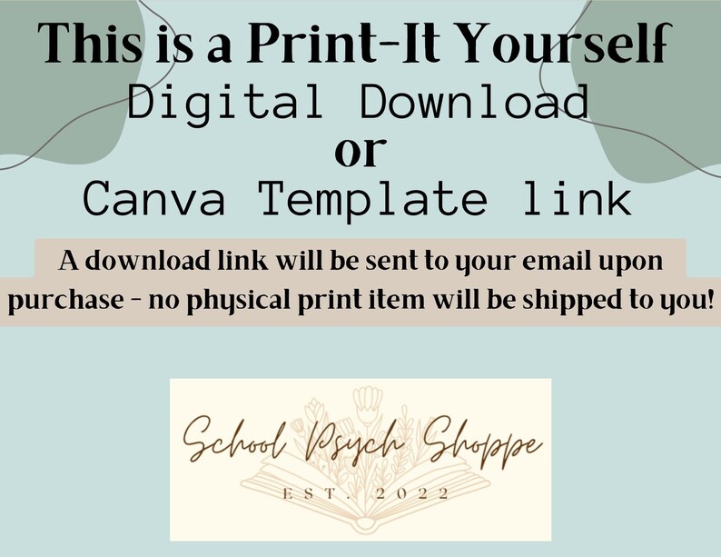 IEP Meeting Room Informative Bundle - Etsy