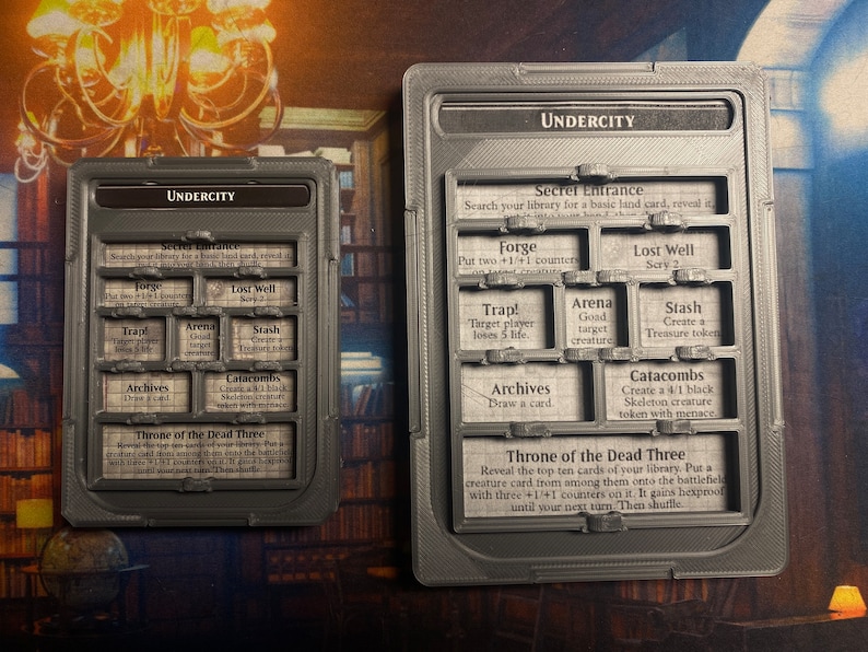 The Undercity: Oversized - Magic the Gathering Dungeon Token - 3D ...