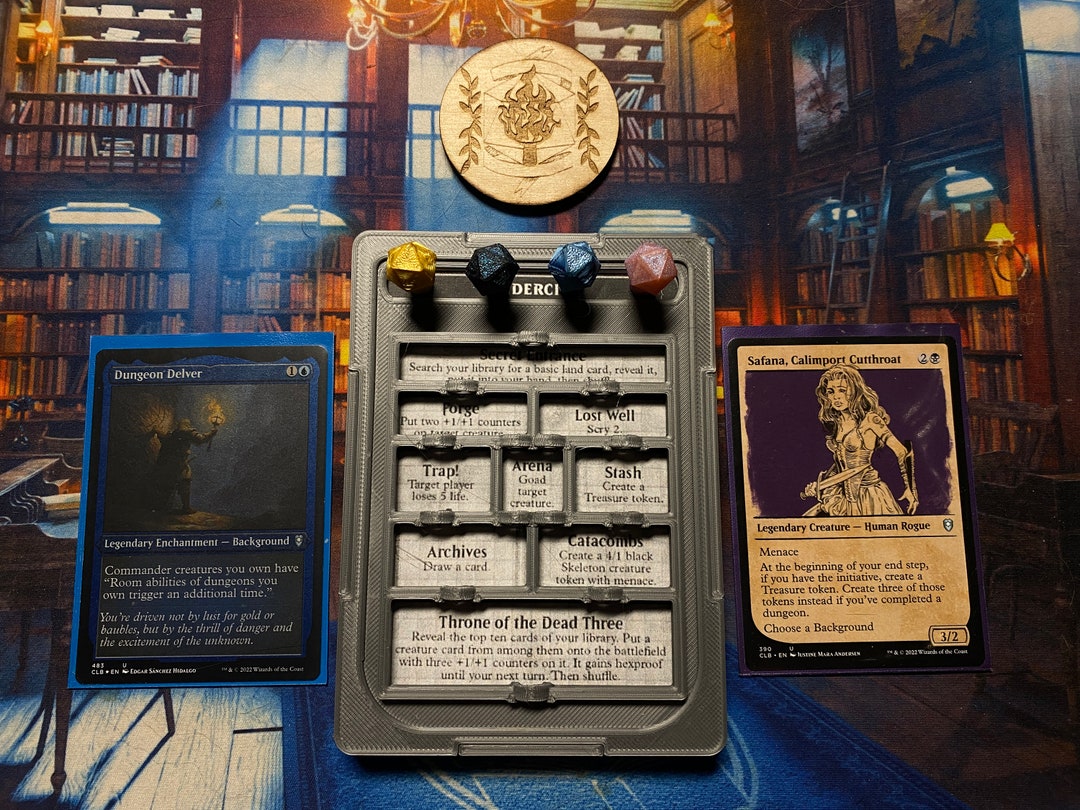 The Undercity: Oversized - Magic the Gathering Dungeon Token - 3D ...