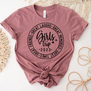 Girls Trip 2023 T-shirt, Best Friend Vacation Gift - Etsy