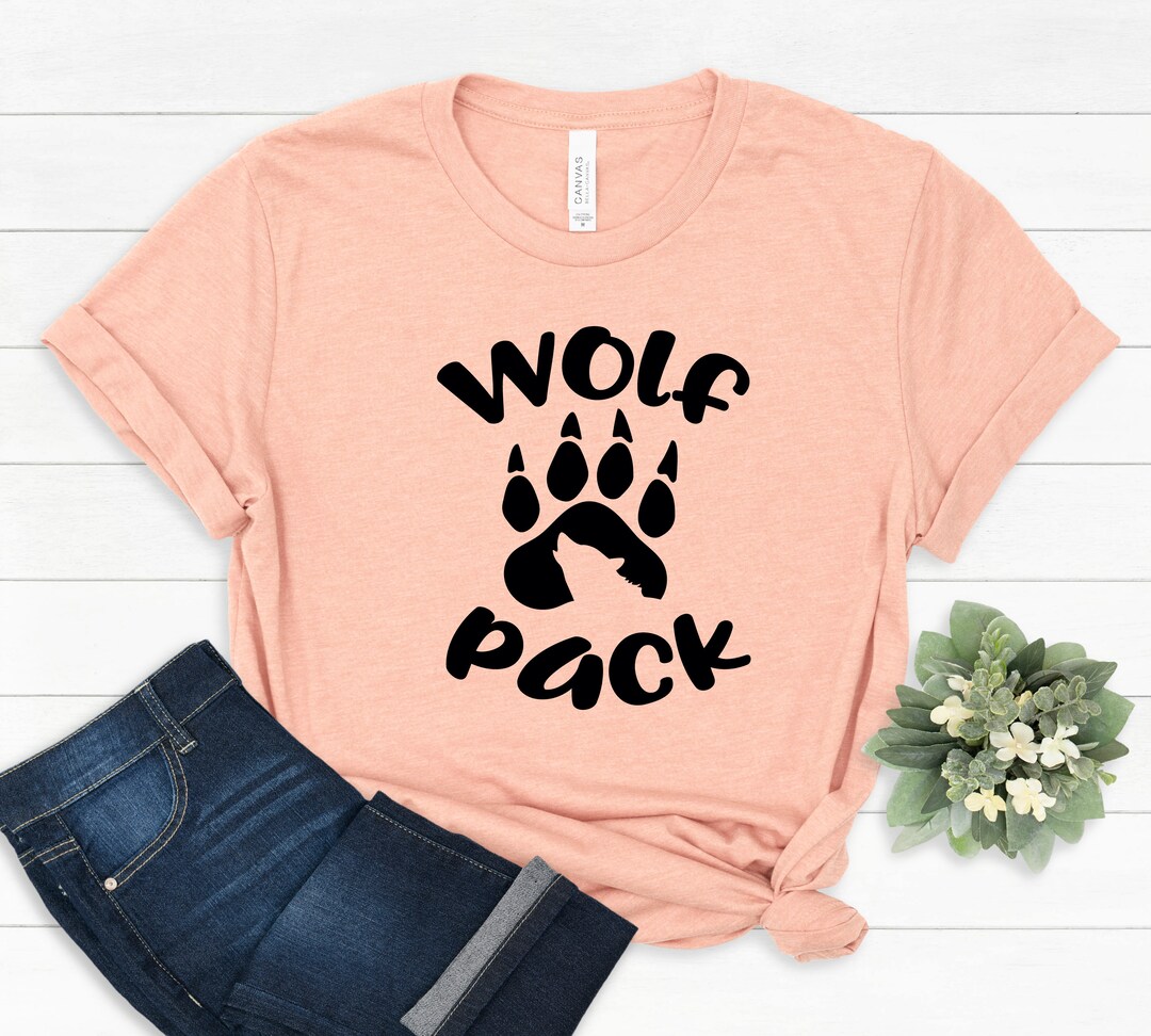 Wolf Pack Shirt, Wolf T-shirt, Family Shirts, Bachleor Party, the ...