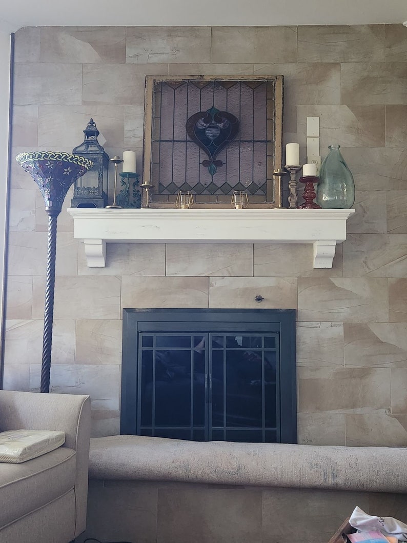 Country Style Fireplace Mantle - Etsy