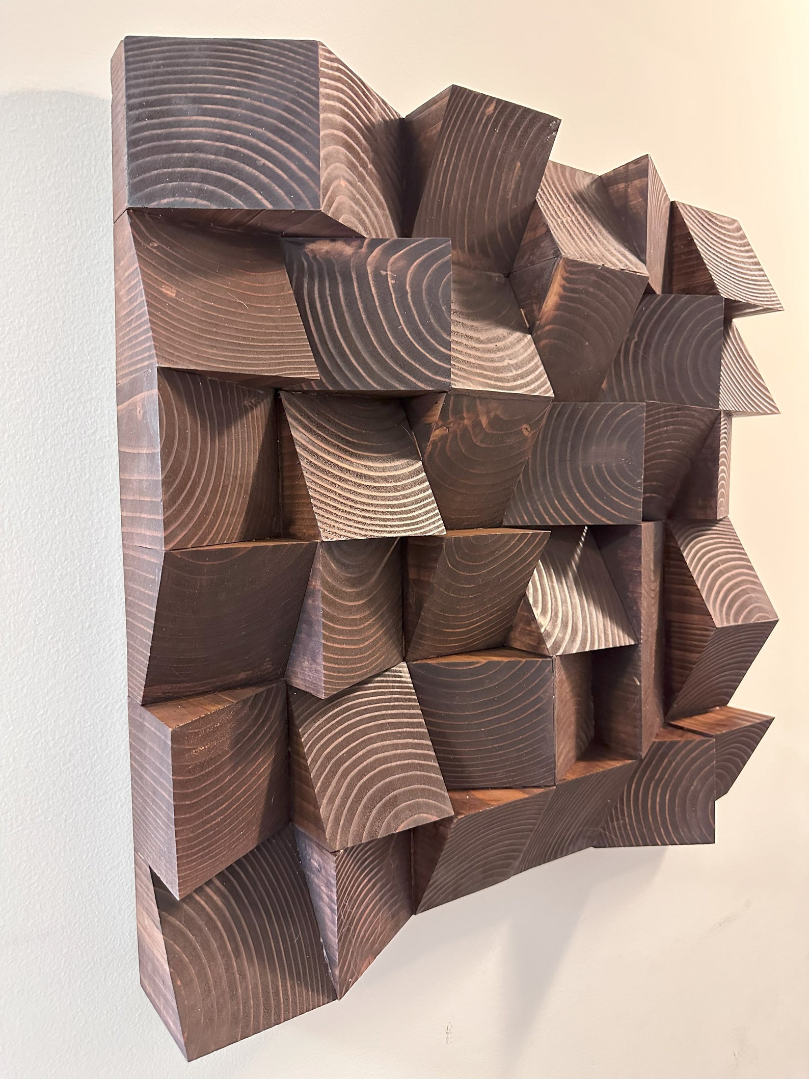 Rustic Block Wall Art - Etsy