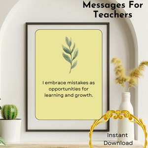 Printable Inspirational Cards for Teachers 40 Motivational Cards for ...