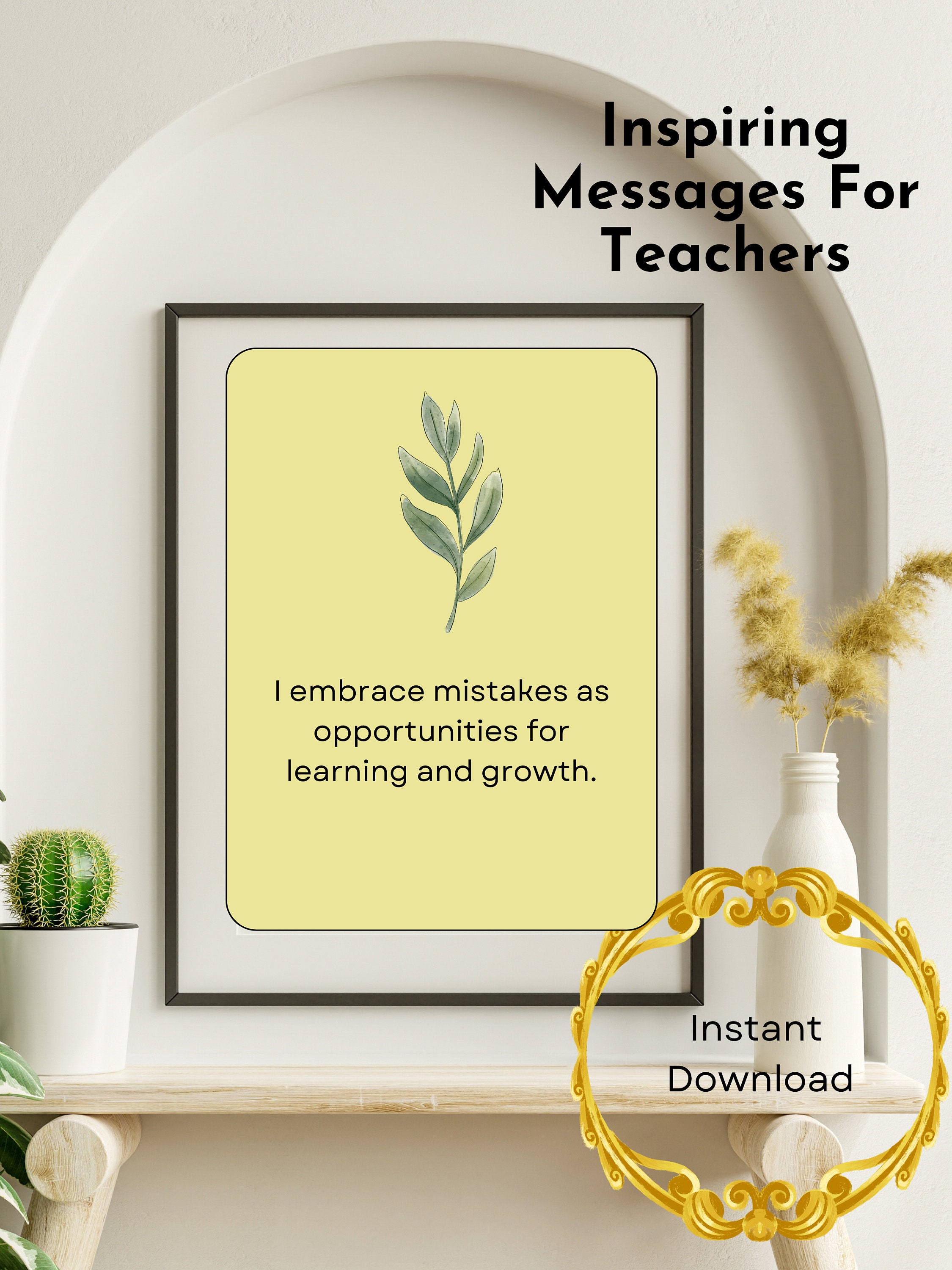 Printable Inspirational Cards for Teachers 40 Motivational Cards for ...