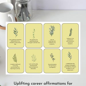 Printable Inspirational Cards for Teachers 40 Motivational Cards for ...