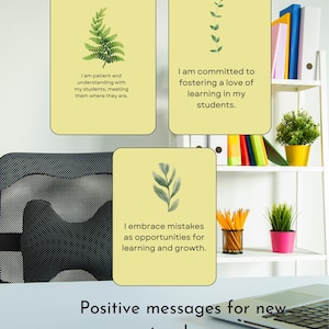 Printable Inspirational Cards for Teachers 40 Motivational Cards for ...