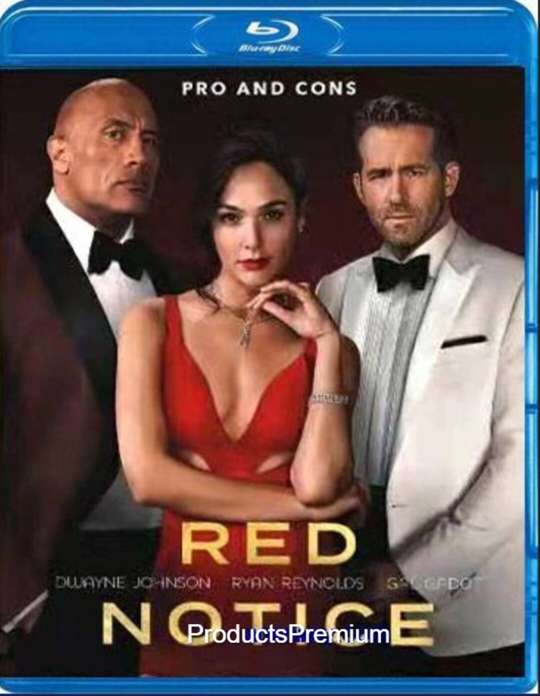 Red Notice 2021 Blu Ray - Etsy
