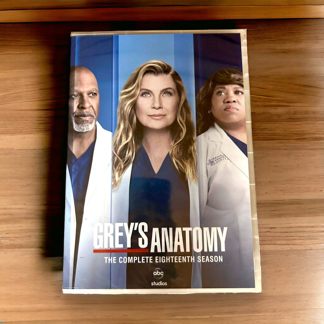 Grey's Anatomy: the Complete Eighteenth Season Greys Season 18 DVD TV Series - Etsy