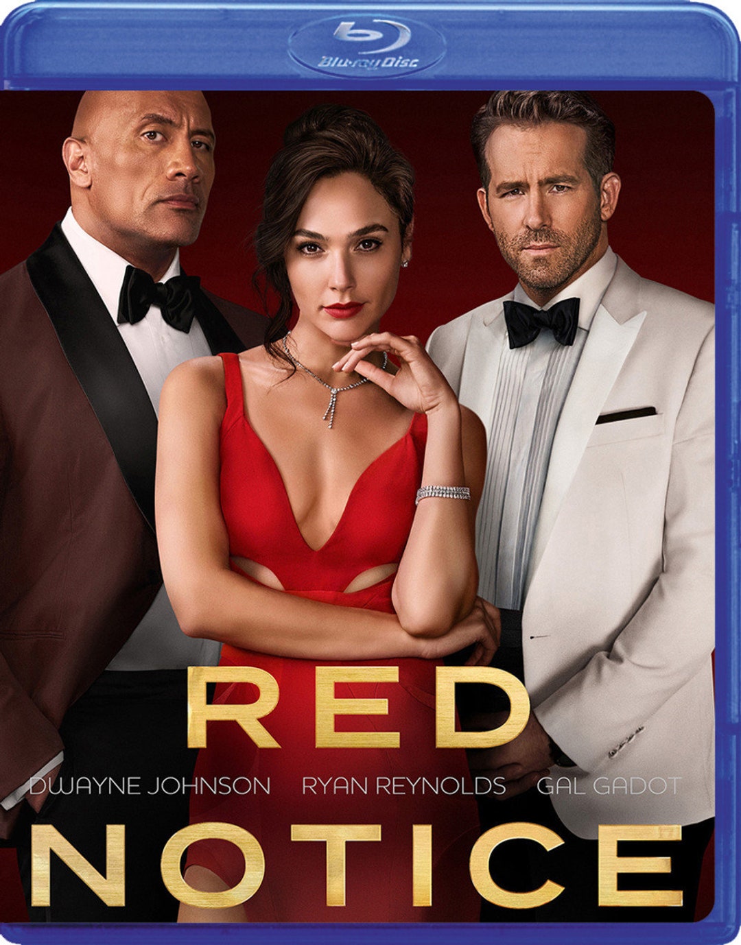 Red Notice 2021 Blu Ray - Etsy