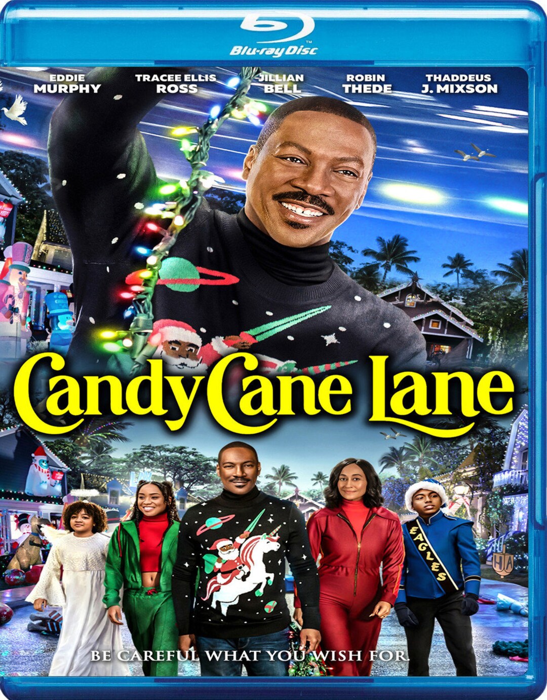 Candy Cane Lane 2023 Blu Ray - Etsy