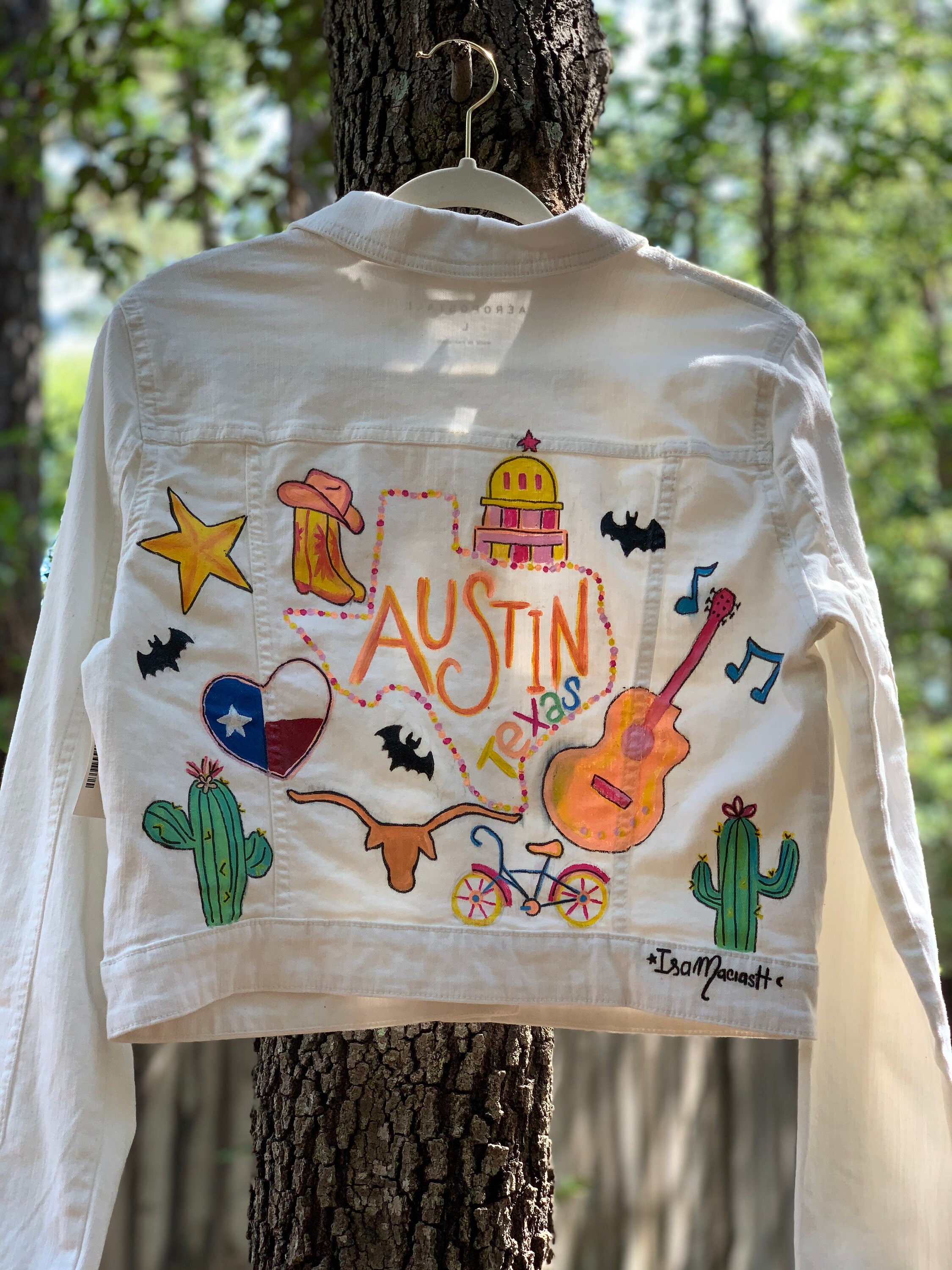 Custom Hand Painted Jacket, Original, One of a Kind Jacket, Hand ...