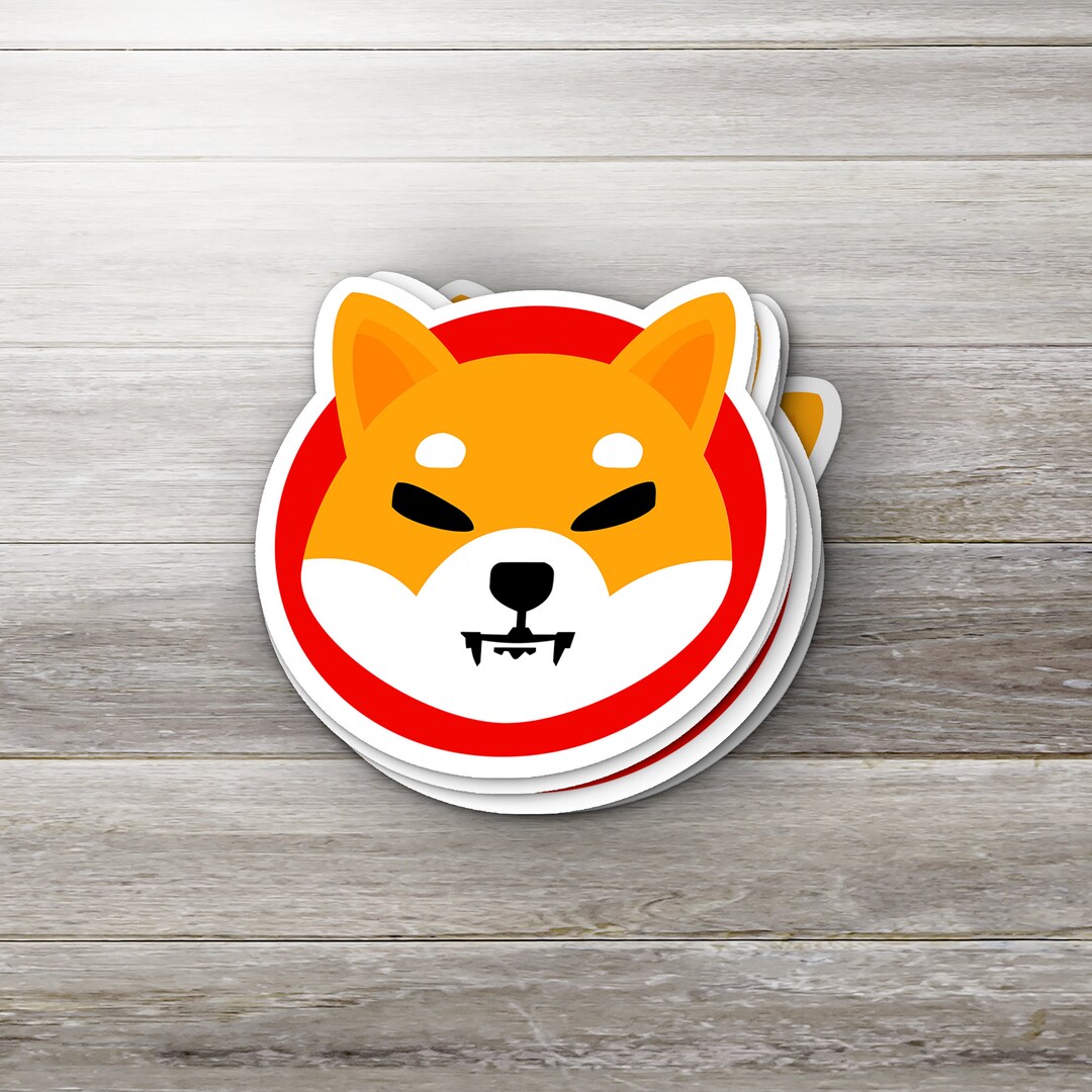 Shiba Inu Sticker Crypto Vinyl Sticker Laptop Tablet - Etsy