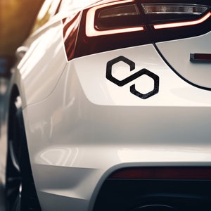 Polygon Carbon Fiber Wrap Vinyl Decal Crypto Polygon Logo Vinyl for Car ...