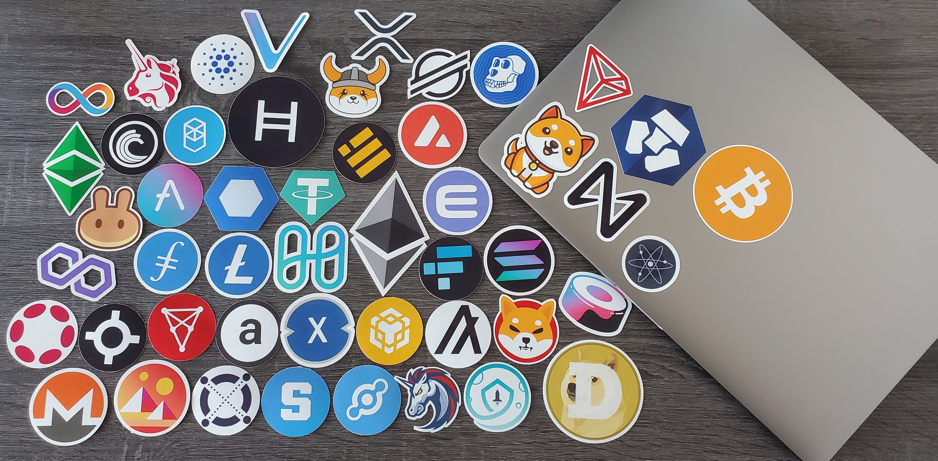 Bitcoin Vinyl Sticker Crypto Vinyl Sticker Laptop Tablet Notebook ...