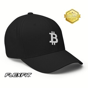 Embroidered Bitcoin Logo Premium Flexfit Hat - Etsy UK