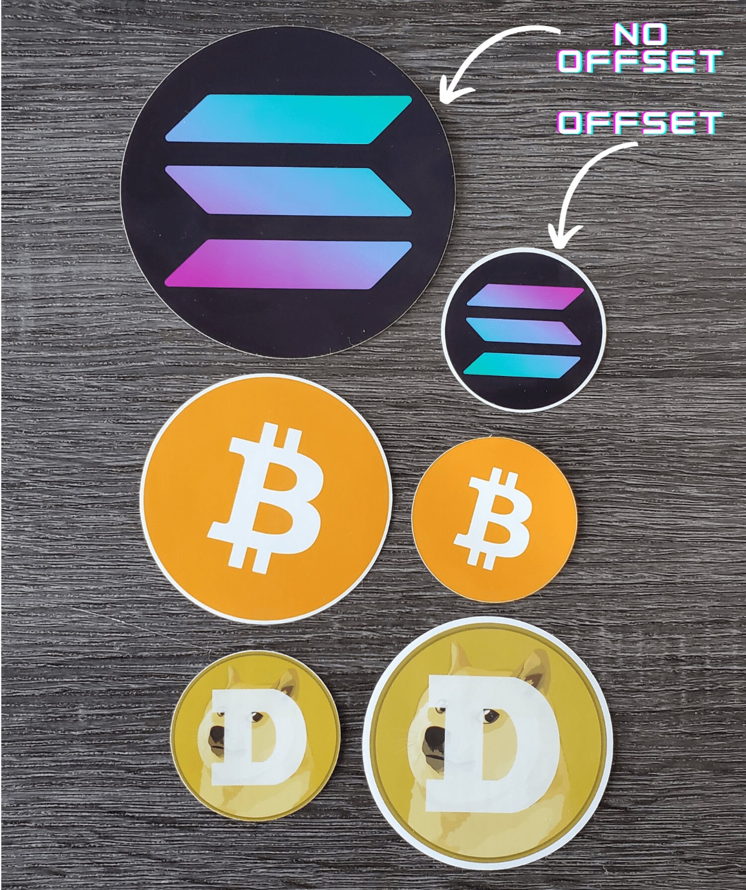 Bitcoin Vinyl Sticker Crypto Vinyl Sticker Laptop Tablet Notebook ...