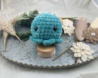 Squishy Mini Octopus Crochet Amigurumi Stress Ball - Etsy