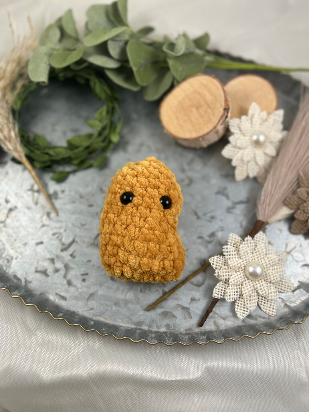 Mini Chicken Nugget Plushie - Etsy