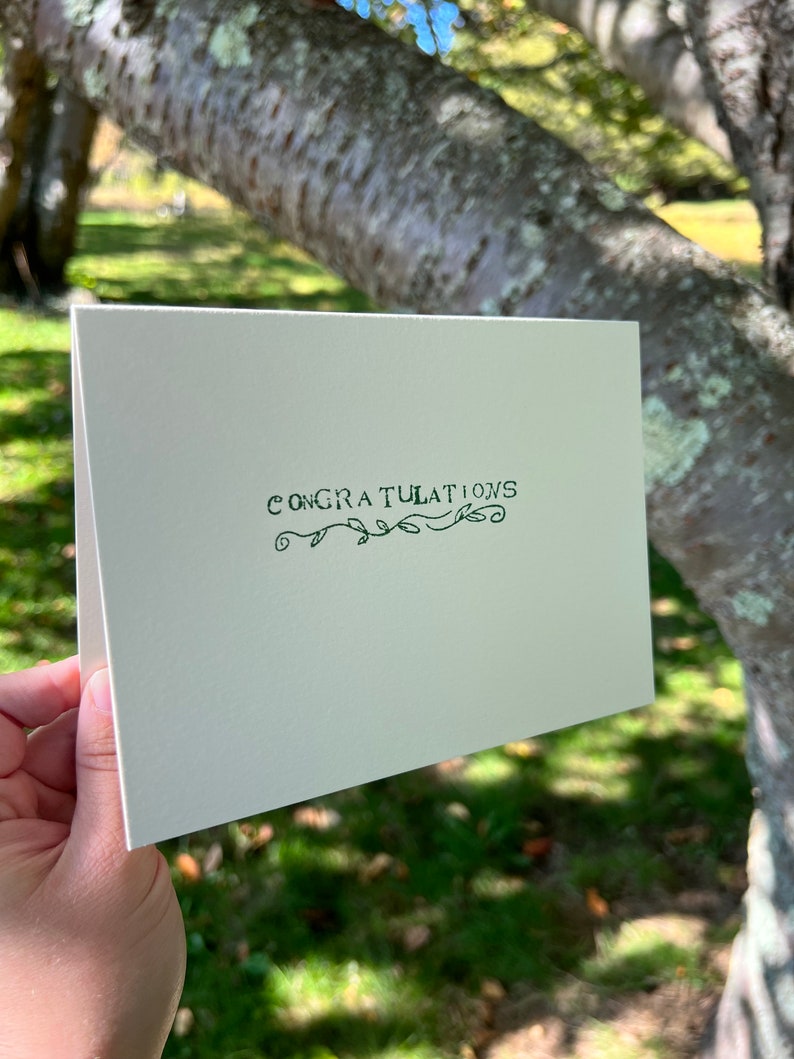 Congratulations Cards (pack of 5) - Etsy