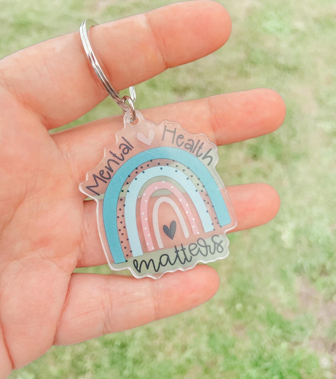Mental Health Matters Acrylic Keychain Mental Health Keychain Mental ...
