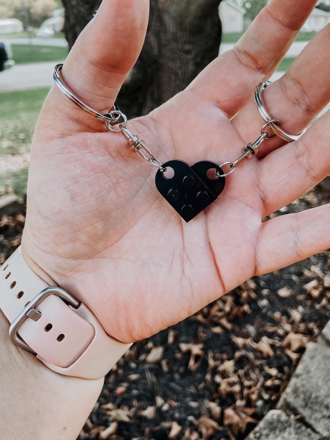 Basic Brick Heart Keychain Perfect Valentines Day Gift for Her Brick ...