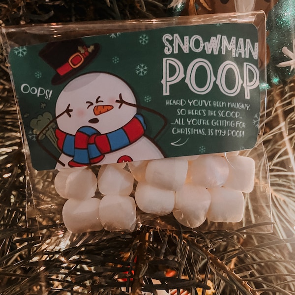 Snowman Poop - Etsy