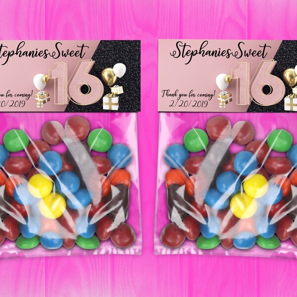 Sweet 16 Party Favors Etsy