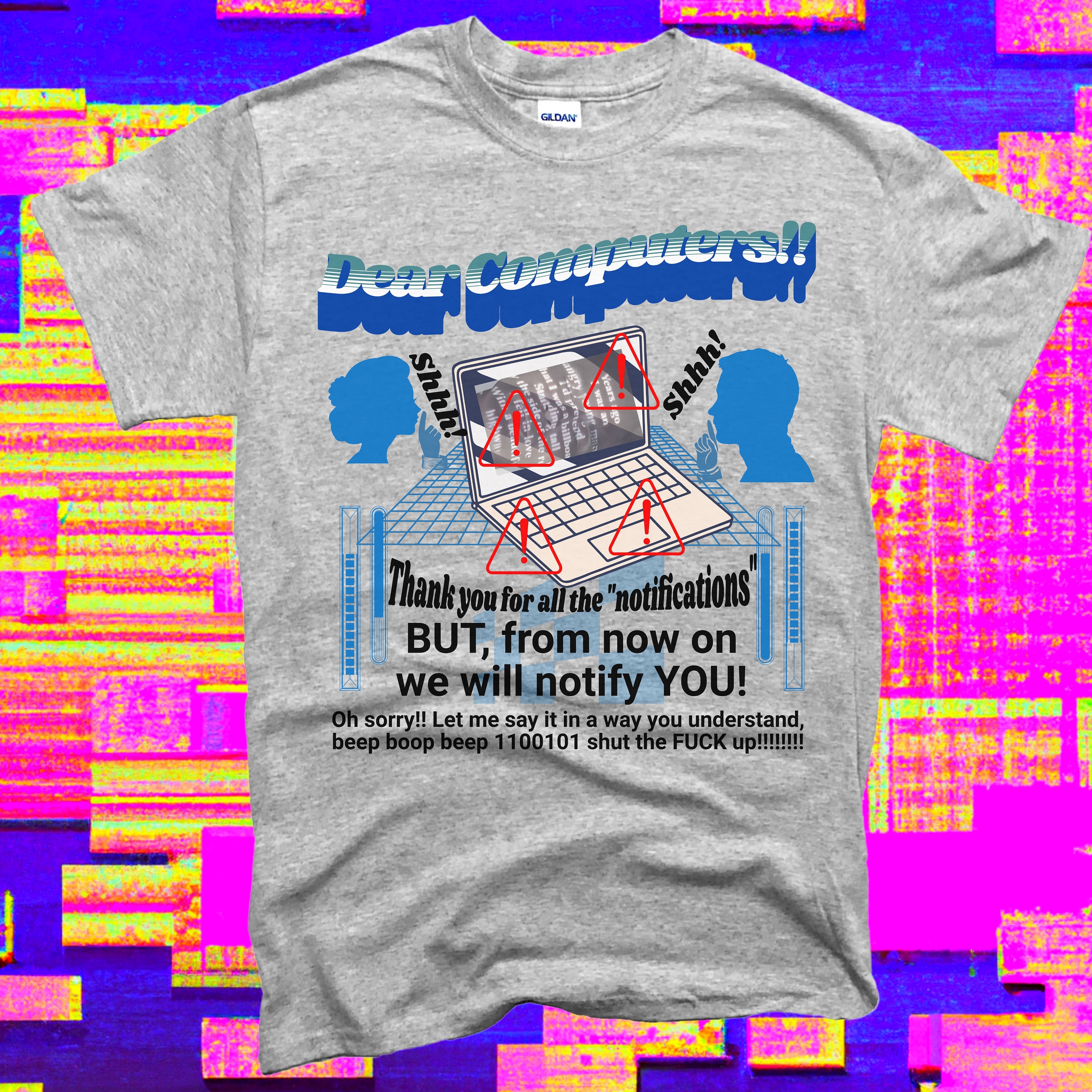 Funny Shirt, Unhinged Tee, Shirts That Go Hard, Funny Tshirt, Luddite ...